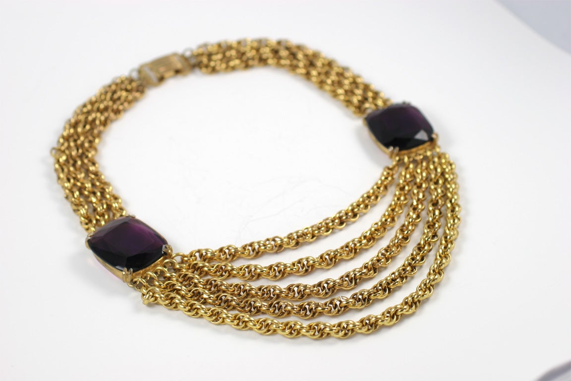 Leo Glass Necklace, Costume Jewelry For Sale at 1stDibs | leo glass jewelry