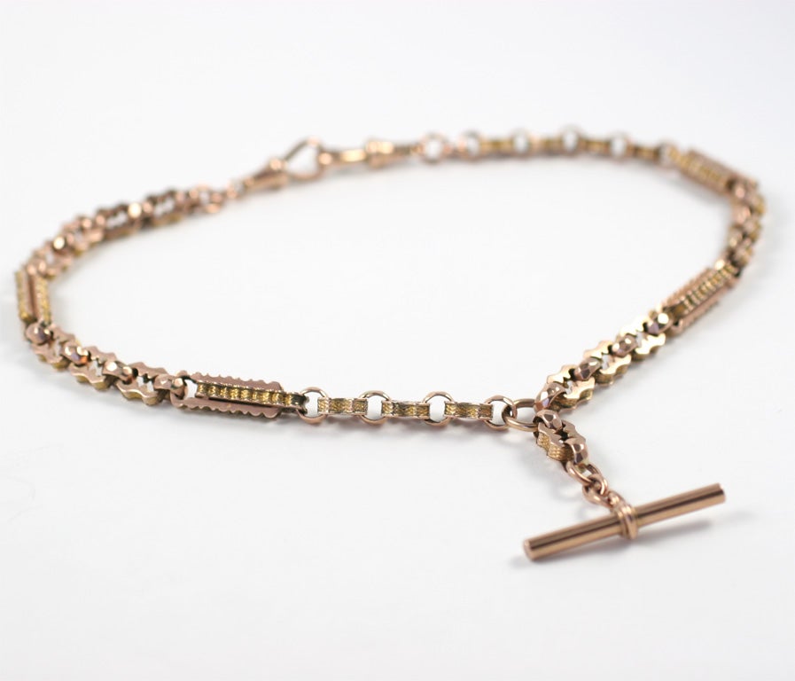 Antique Gold Fancy Double Prince Albert Chain at 1stDibs | albert chain ...