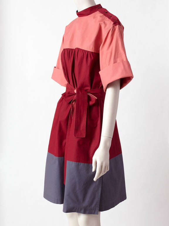 YSL Color Block Dress at 1stDibs