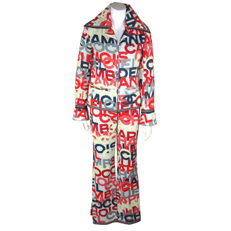 Chanel Ski Suit. at 1stDibs