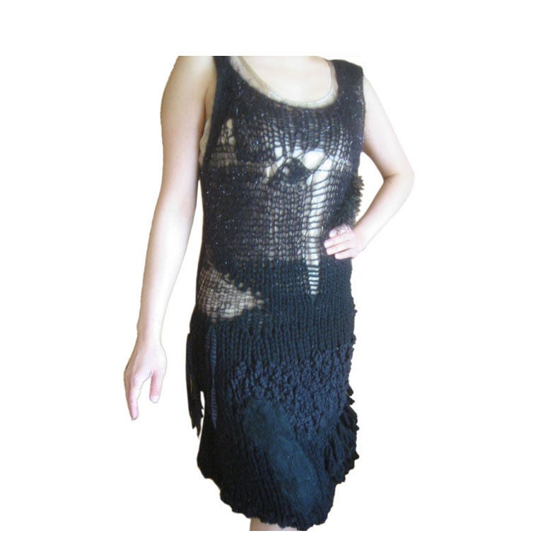 Rodarte Iconic Cobweb Dress Spring 2008 sz L at 1stDibs