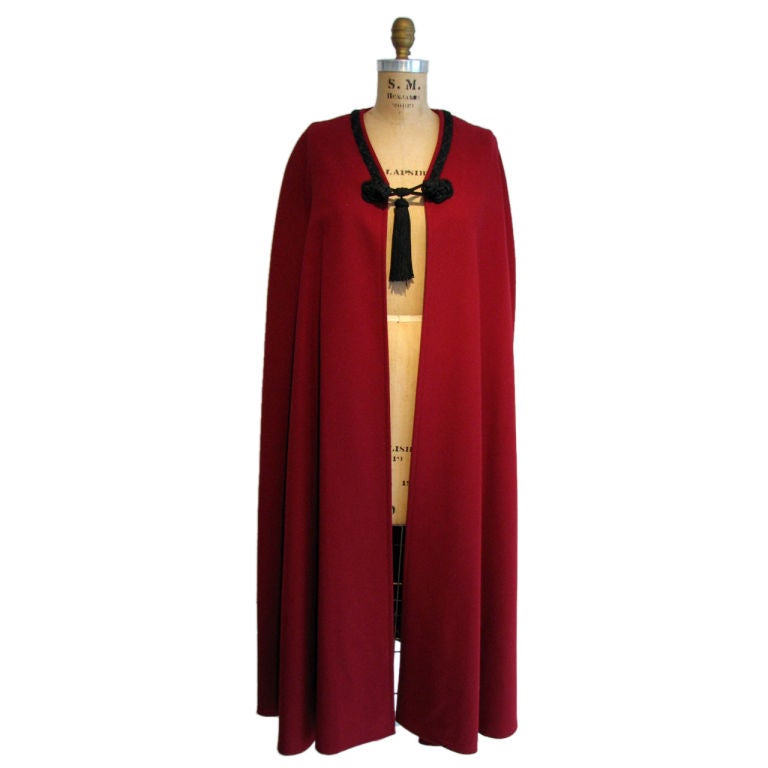 1969 YVES SAINT LAURENT 'Morocco' Cape at 1stDibs