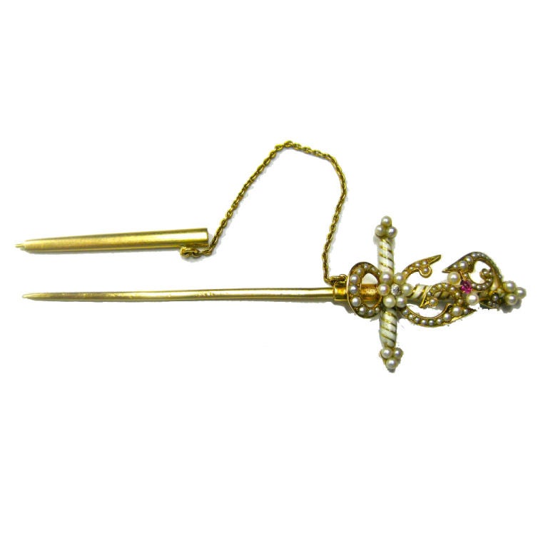 Sword Pin at 1stDibs