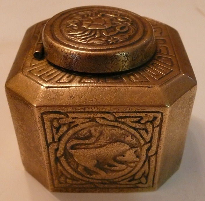 Tiffany Studios Zodiac Desk Set at 1stDibs
