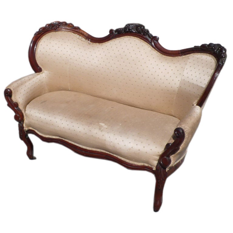 Great Vintage Victorian Settee at 1stDibs