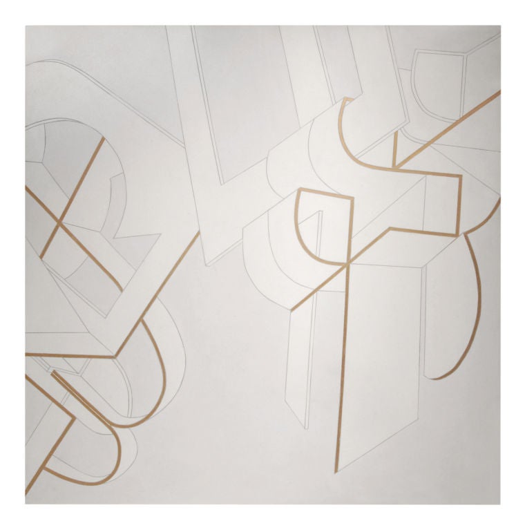 Abstract Painting on Board by David Weinrib at 1stDibs