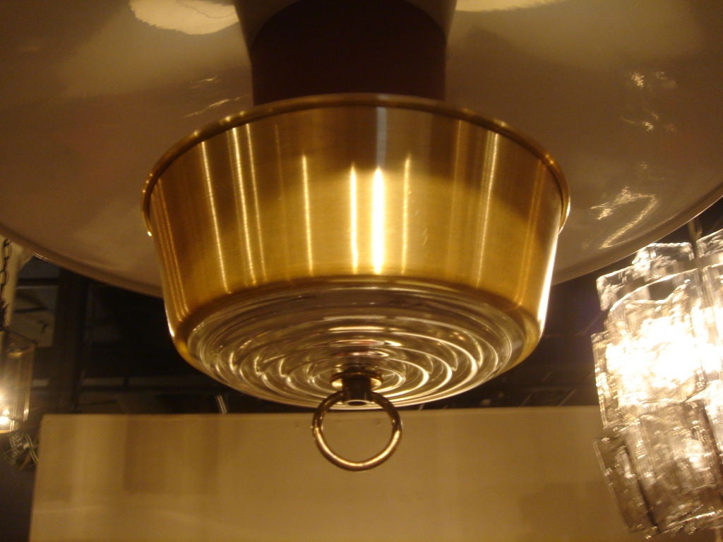 Lightolier Adjustable Height Brass Light Fixture at 1stDibs