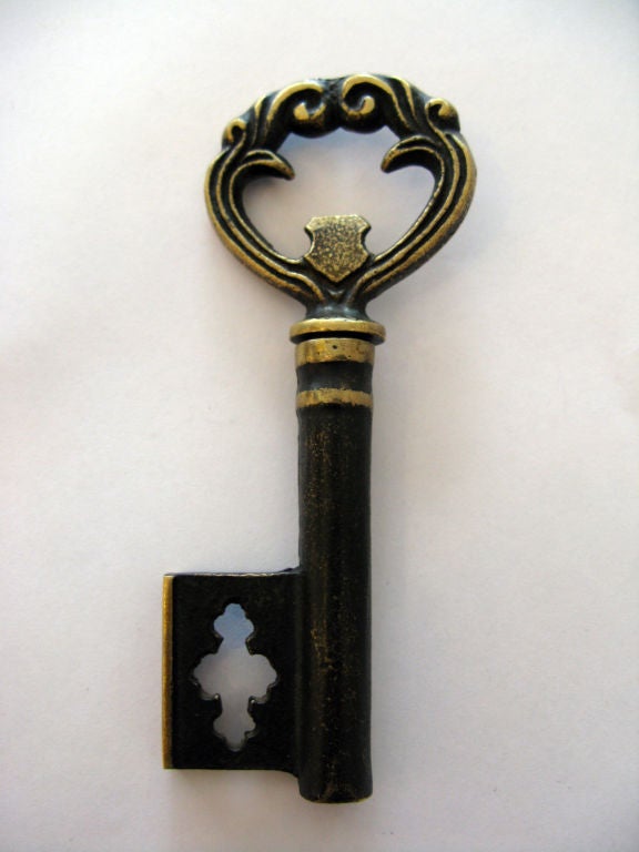 Vintage German Skeleton Key Cork Screw at 1stDibs