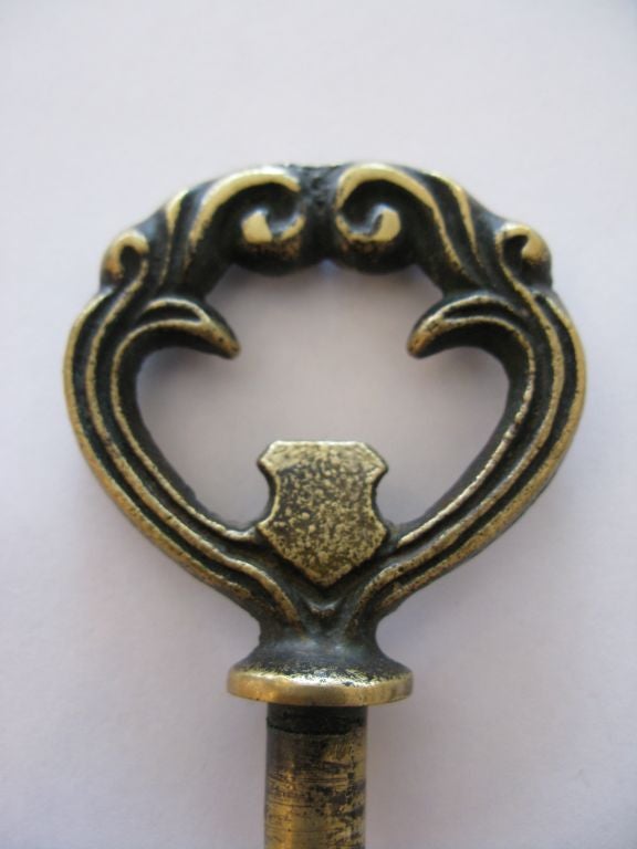 Vintage German Skeleton Key Cork Screw at 1stDibs