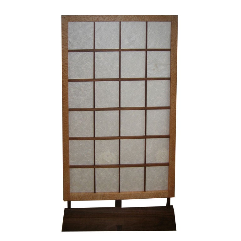 Unique Nakashima Inspired Floor Screen at 1stDibs