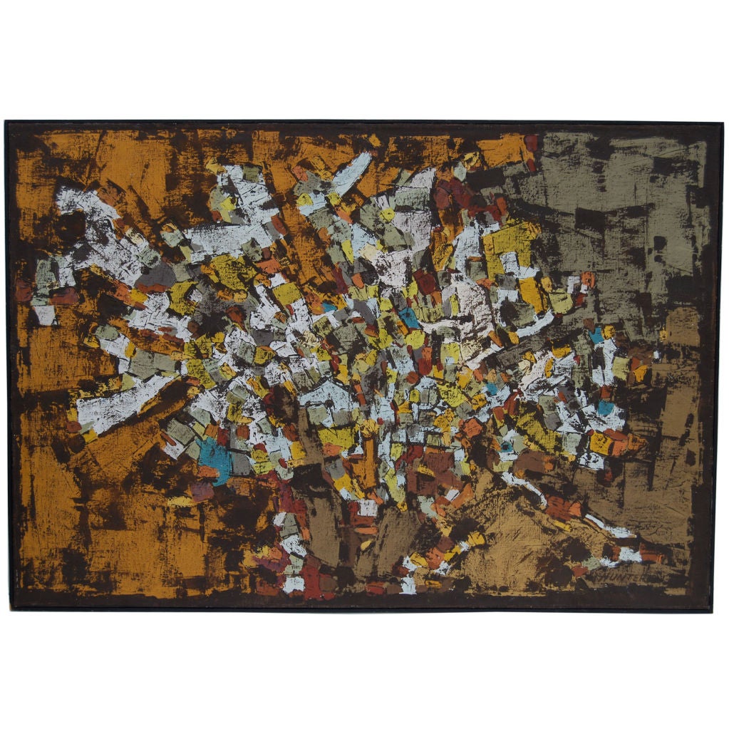 Abstract Painting by Merle Hunter at 1stDibs