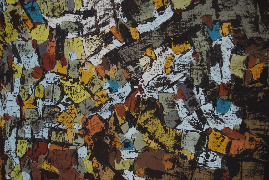 Abstract Painting by Merle Hunter at 1stDibs