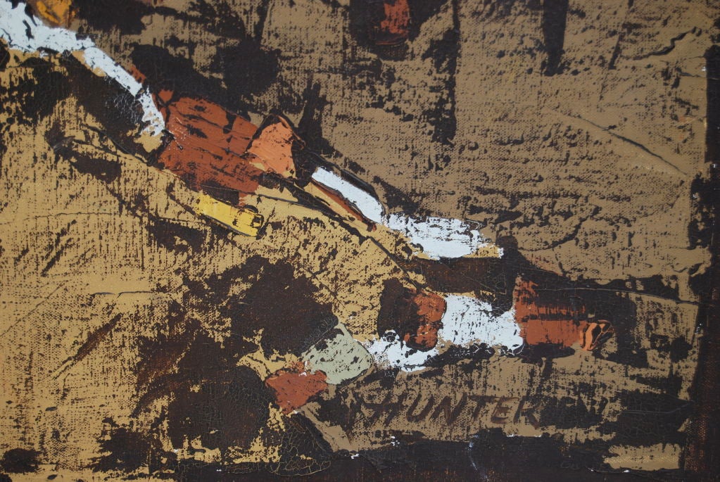 Abstract Painting by Merle Hunter at 1stDibs