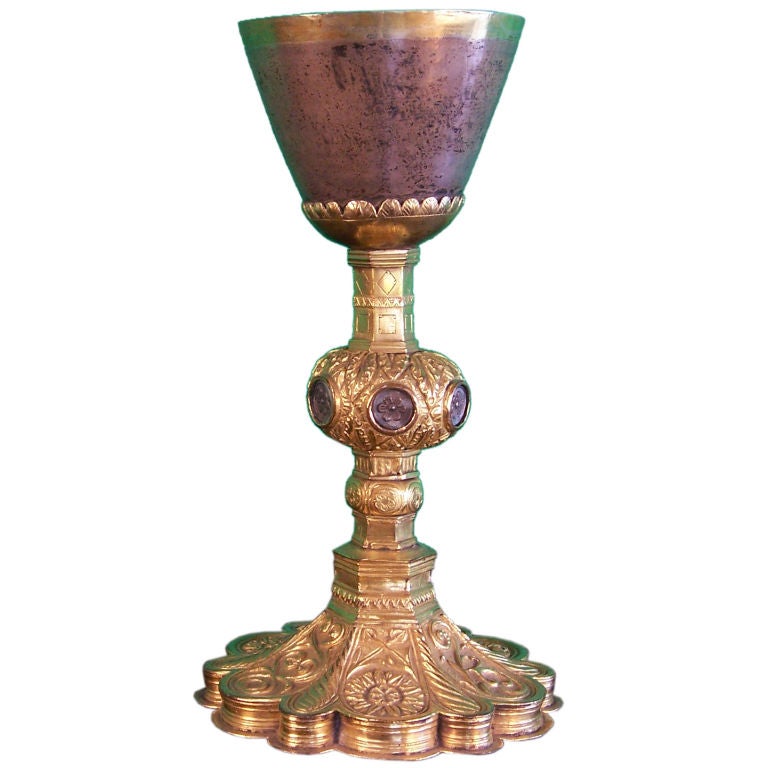 Continental Gilt-Metal Chalice at 1stDibs
