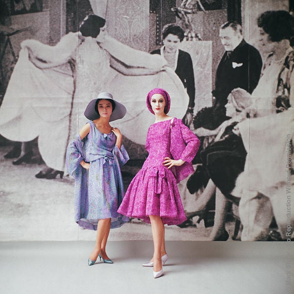 Mark Shaw Editioned Photo - Models in Nina Ricci #5-Paris 1961 For Sale ...
