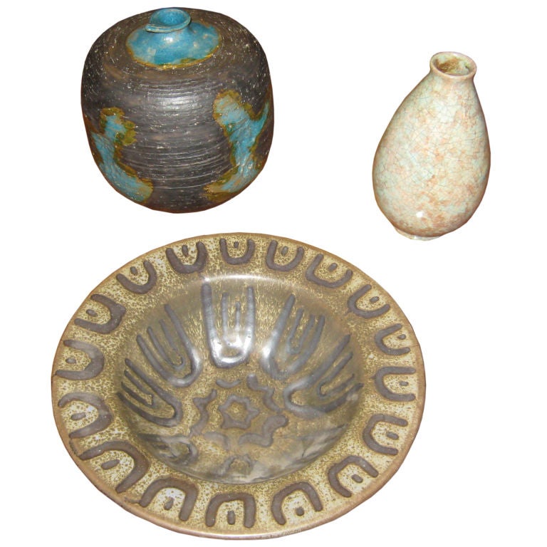 Pottery by Harding Black, Fantoni, and Terril Levitt at 1stDibs