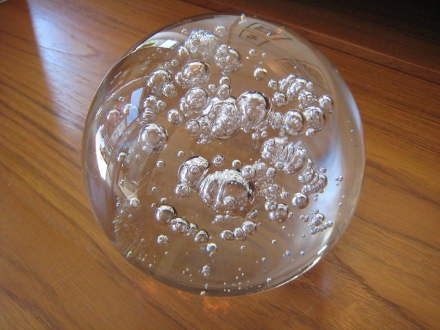Crystal Paperweight by Barbini Murano Italy at 1stDibs | the cellar ...