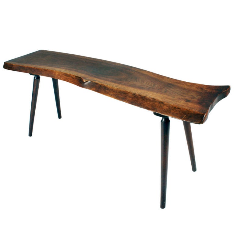American Long Free Edge Cocktail Table by Roy Sheldon For Sale at 1stDibs