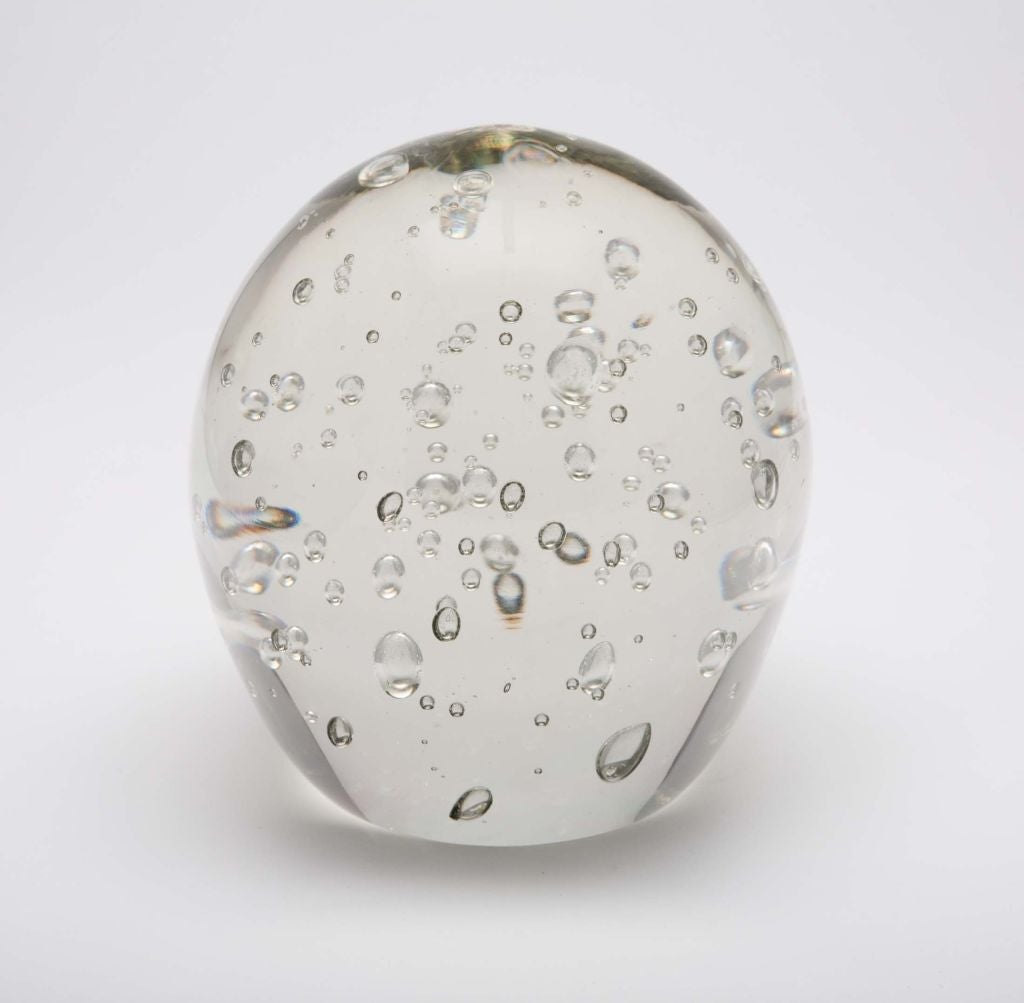 Bubbled Glass Egg Object by Kaiser Krystal For Sale at 1stDibs ...