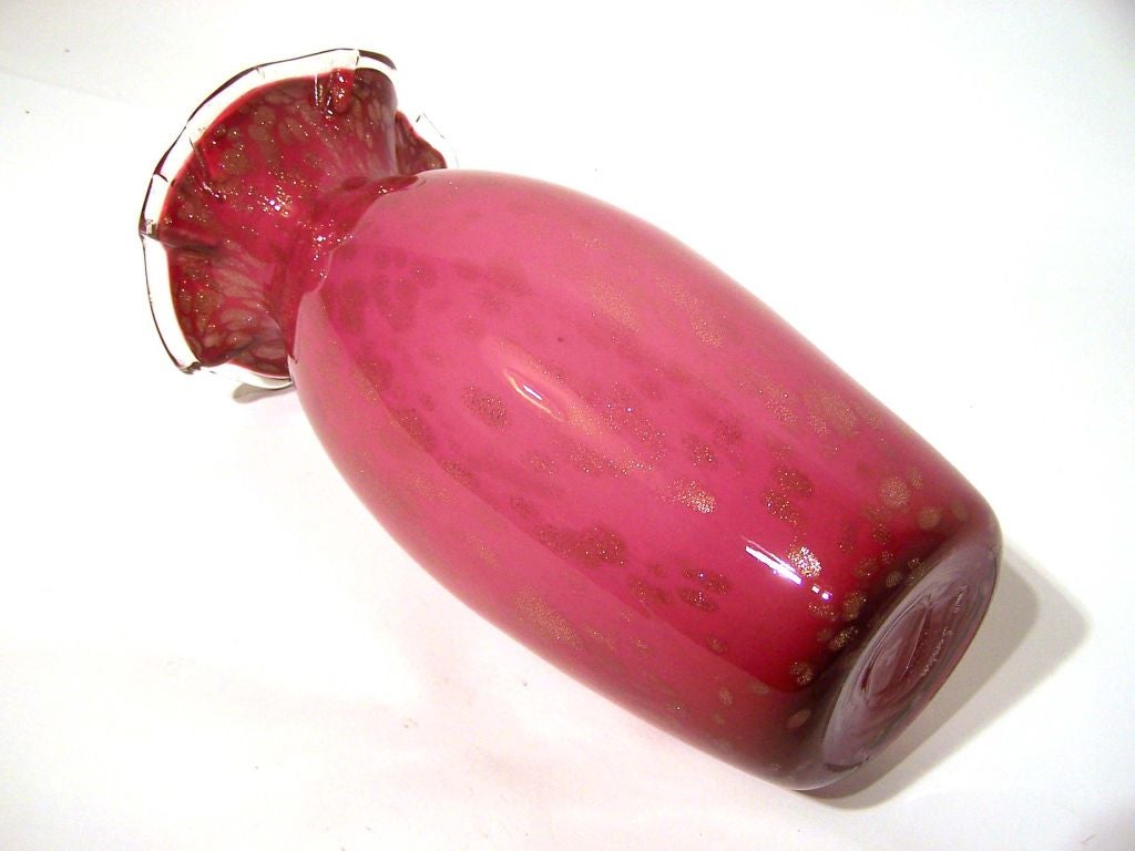 Mario Sandon Vase, Murano, Italy at 1stDibs