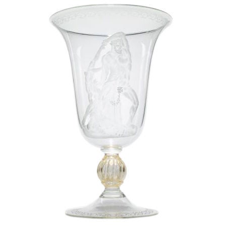 Monumental Guido Balsema Stella for Salir Chalice, Murano, Italy For ...