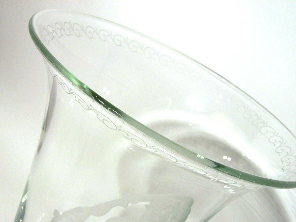 Monumental Guido Balsema Stella for Salir Chalice, Murano, Italy For ...