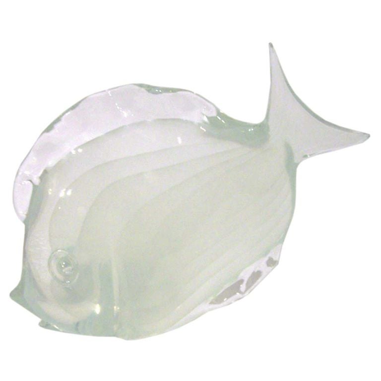 Large Barbini Fish Sculpture, Murano, Italy at 1stDibs