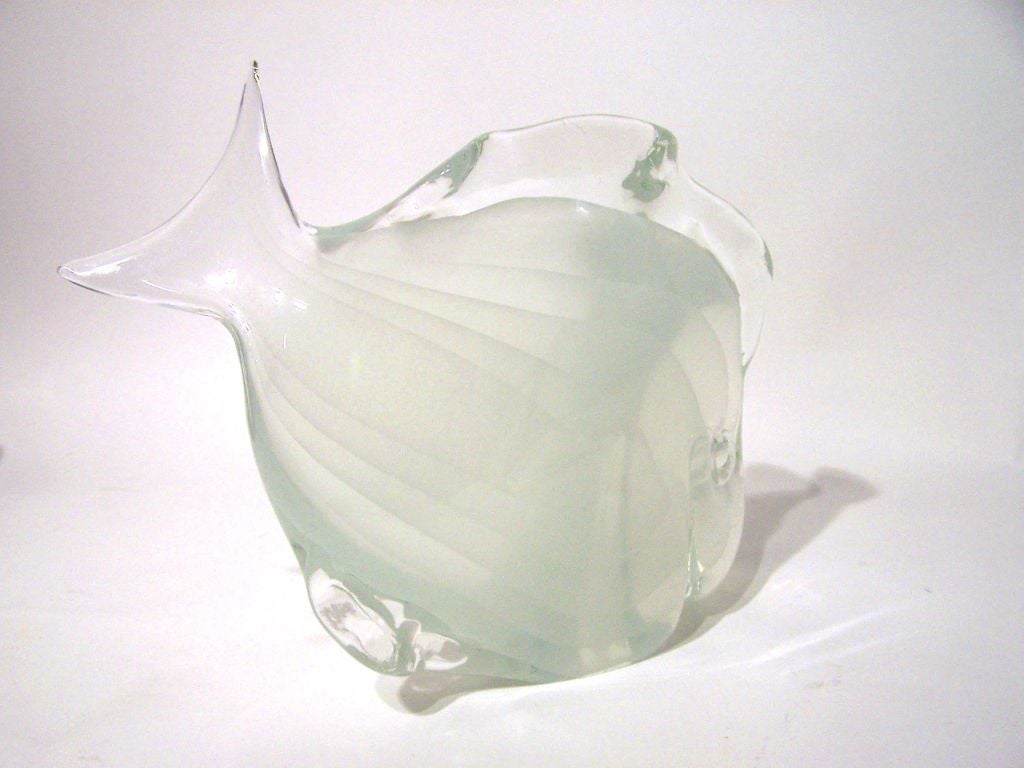 Large Barbini Fish Sculpture, Murano, Italy at 1stDibs