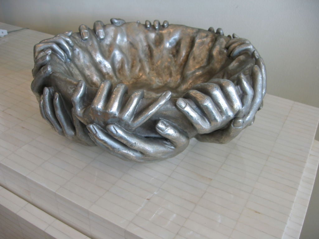 Decorative "Hands" Bowl at 1stDibs | a very handy bowl indeed, hands ...