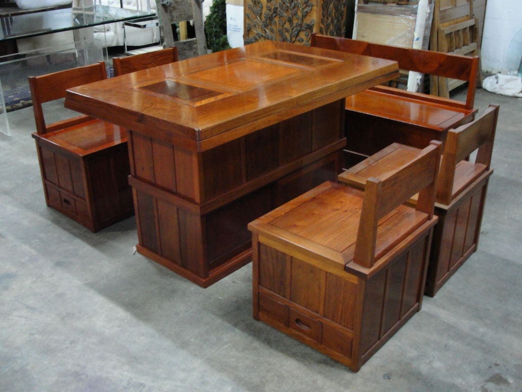 Exceptional Japanese Dining Set at 1stDibs