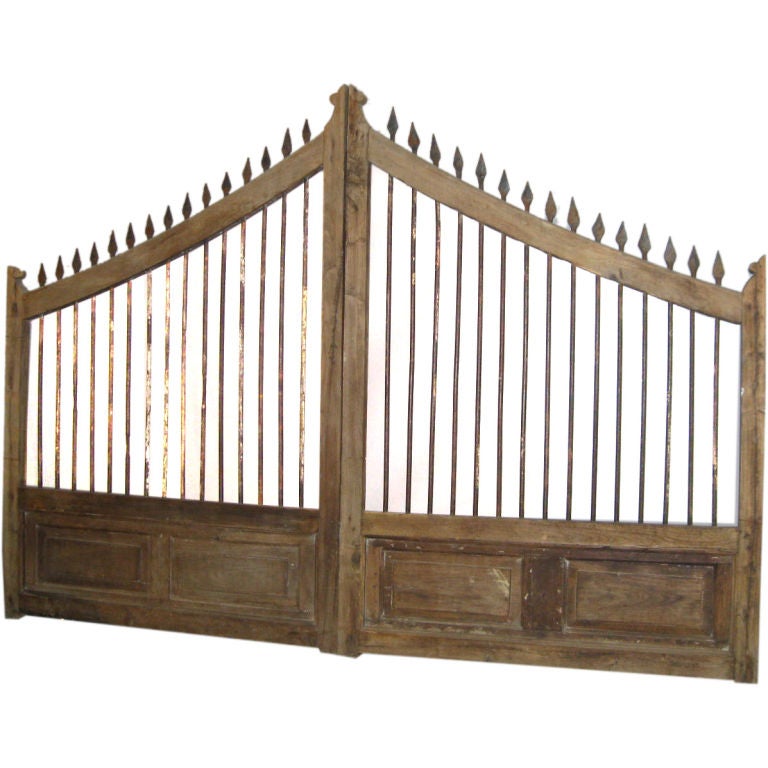 1930's Italian Oak Gates at 1stDibs