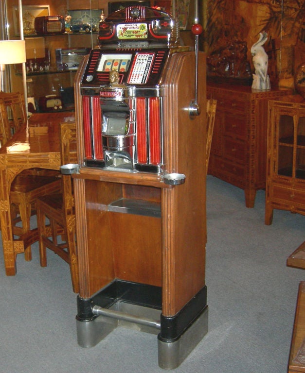 Nevada Club Jennings Chief Slot Machine at 1stDibs | jennings indian ...