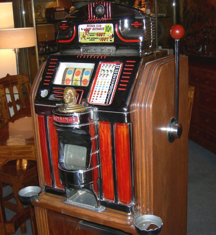 Nevada Club Jennings Chief Slot Machine at 1stDibs | jennings indian ...
