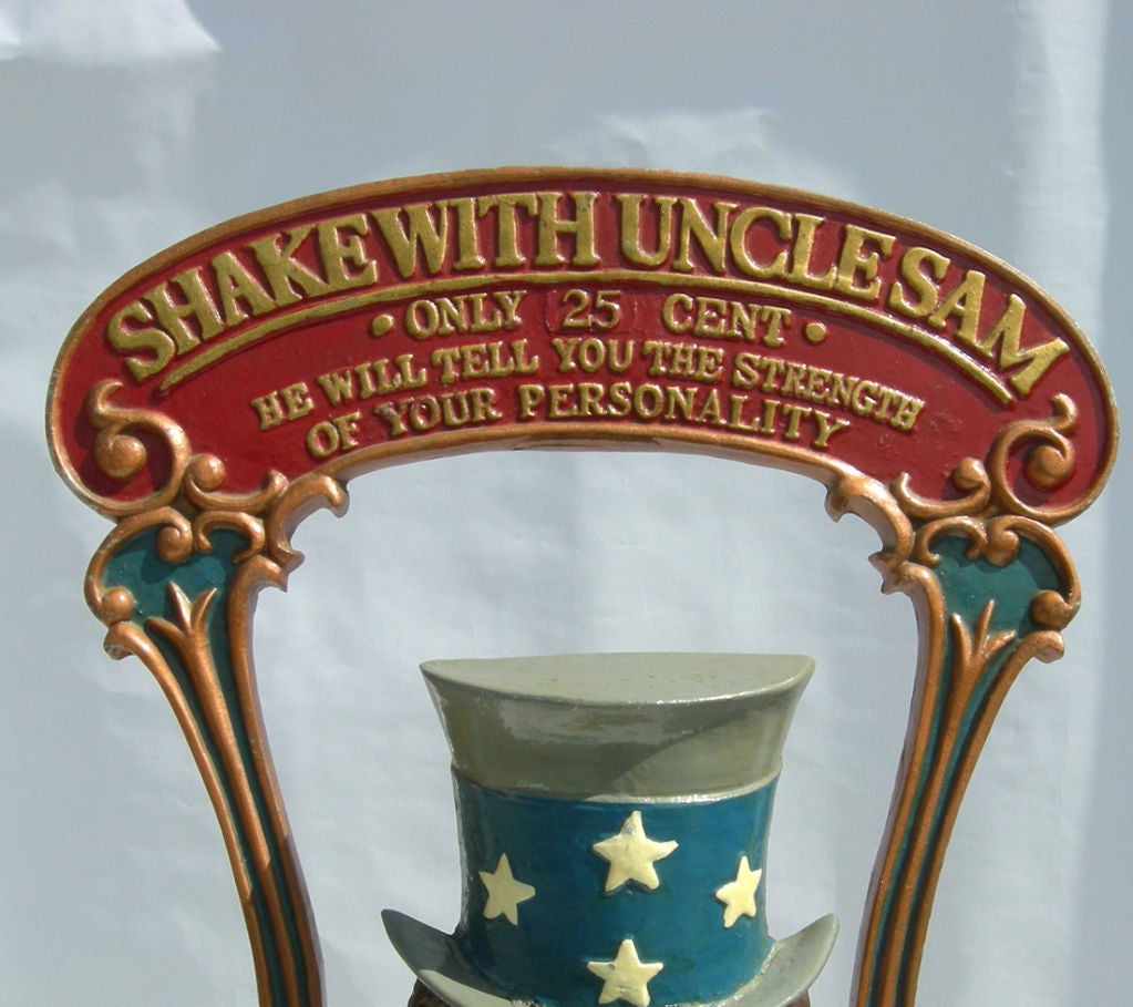 Uncle Sam Personality Tester Arcade Machine at 1stDibs | uncle sam slot ...