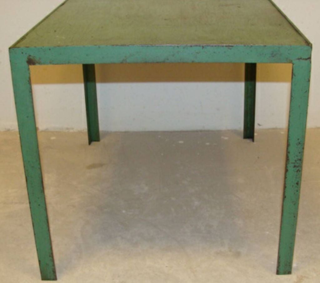 PAIR of Angle Iron Tables at 1stDibs