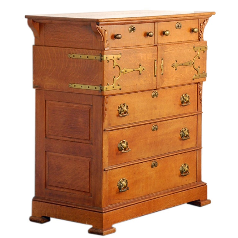 American Arts and Crafts chest of drawers at 1stDibs