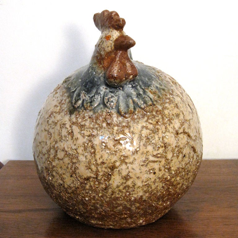 1950's French Ceramic of a Hen at 1stDibs | athezza pottery