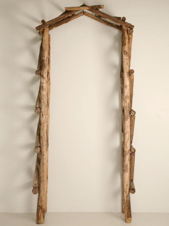Rustic Vintage English Natural Pine Arbor at 1stDibs | rustic arbor for ...