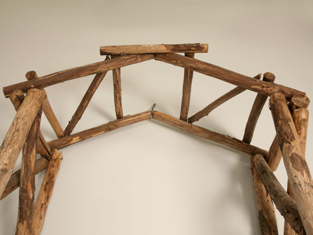 Rustic Vintage English Natural Pine Arbor at 1stDibs | rustic arbor for ...