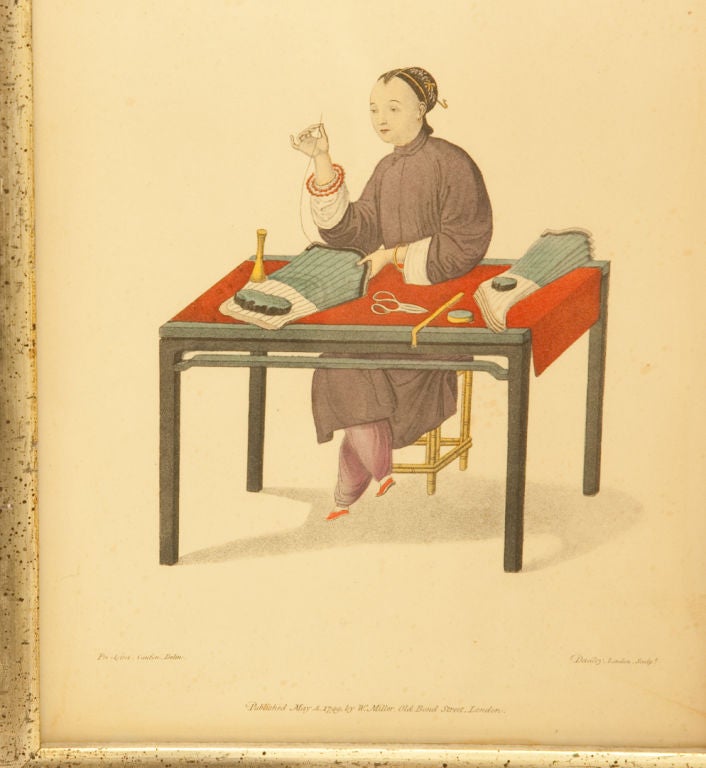 A Set of Four English Chromo Lithograph Prints at 1stDibs