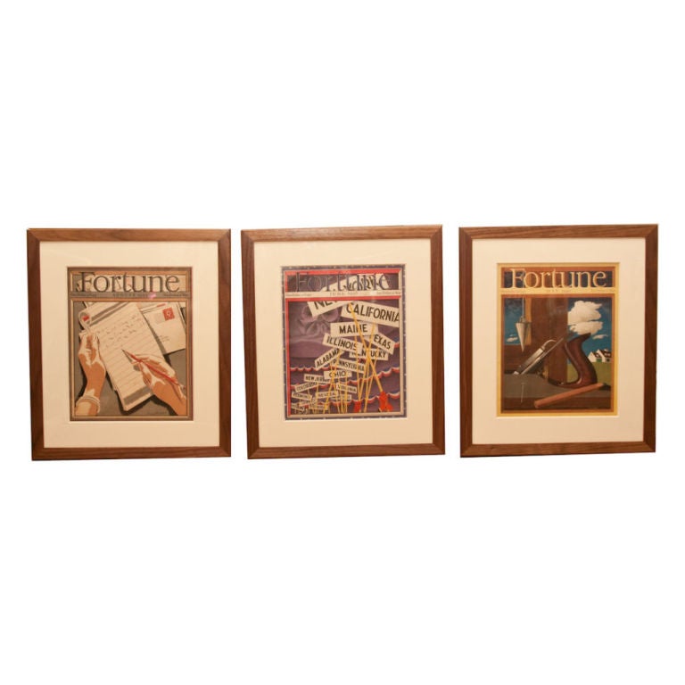 A Set of Nine Framed Fortune Magazine Covers at 1stDibs | fortune ...