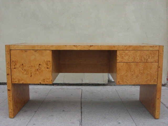 Birds Eye Maple Desk at 1stDibs