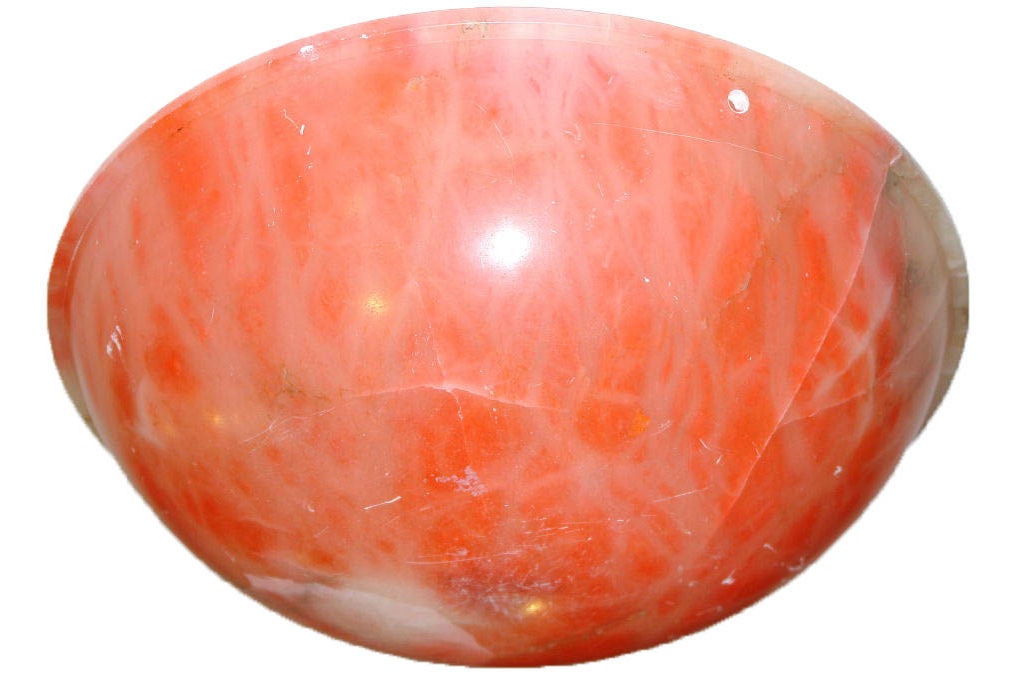 Pink Alabaster Light Fixture For Sale at 1stdibs