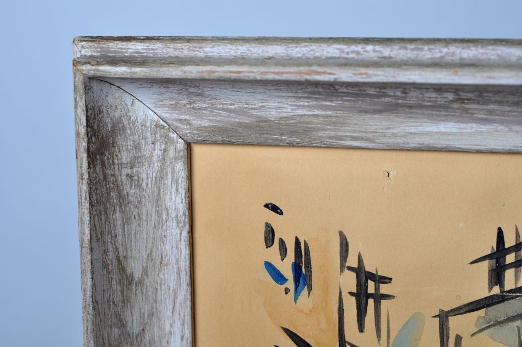 LA RUE ANTOINETTE ORIGINAL WATERCOLOR ARTIST FRED RONER at 1stDibs