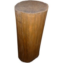 Log pedestal at 1stDibs