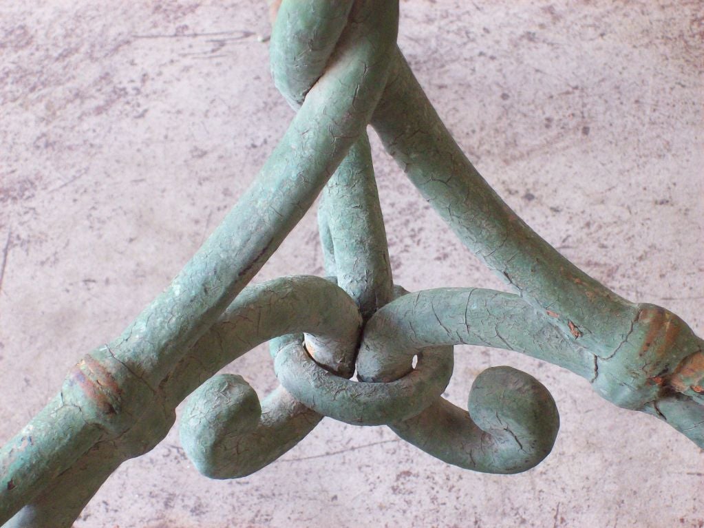 Metal Ice Cream Table For Sale at 1stDibs