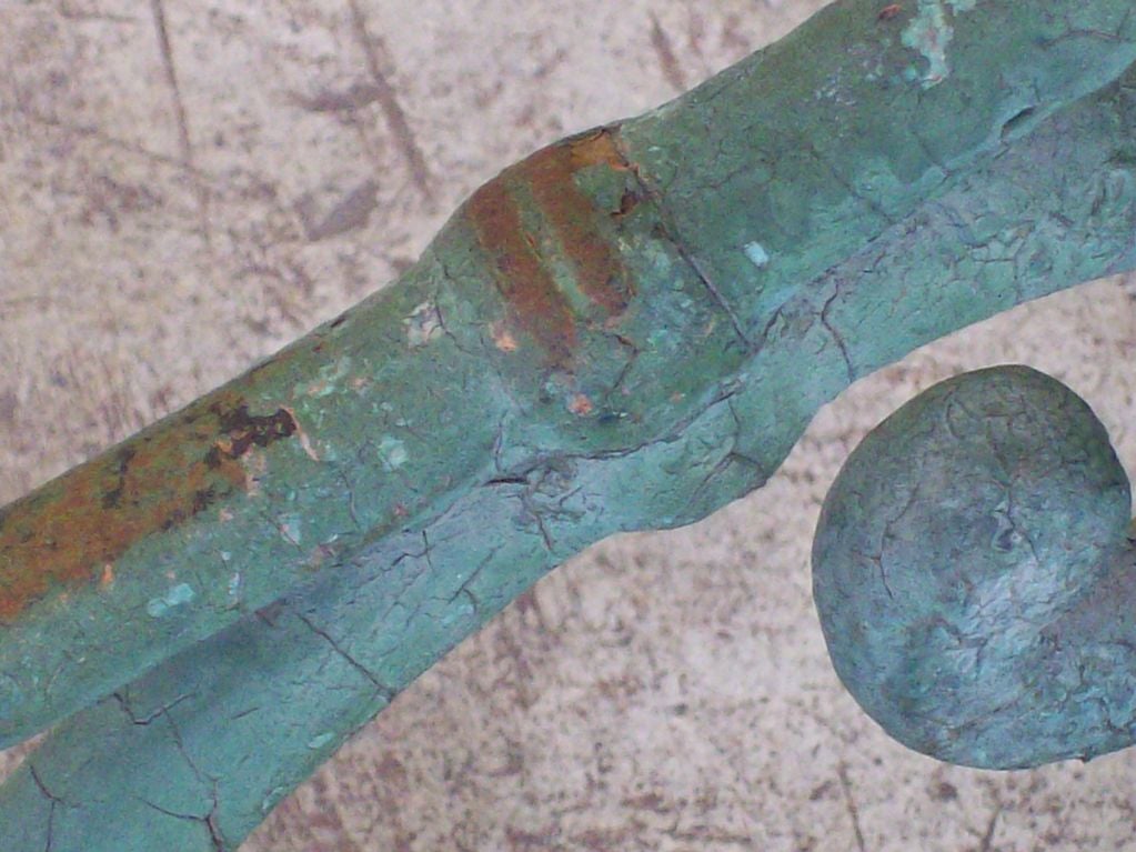 Metal Ice Cream Table For Sale at 1stDibs