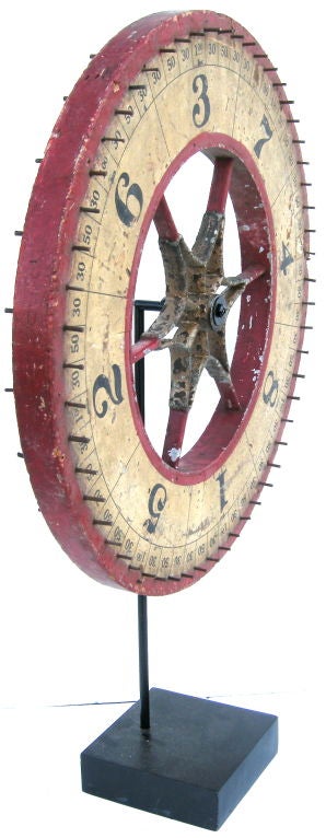 Graphic Gambling Wheel at 1stDibs