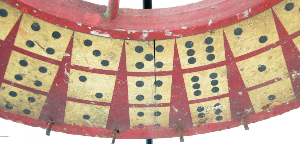 Graphic Gambling Wheel at 1stDibs