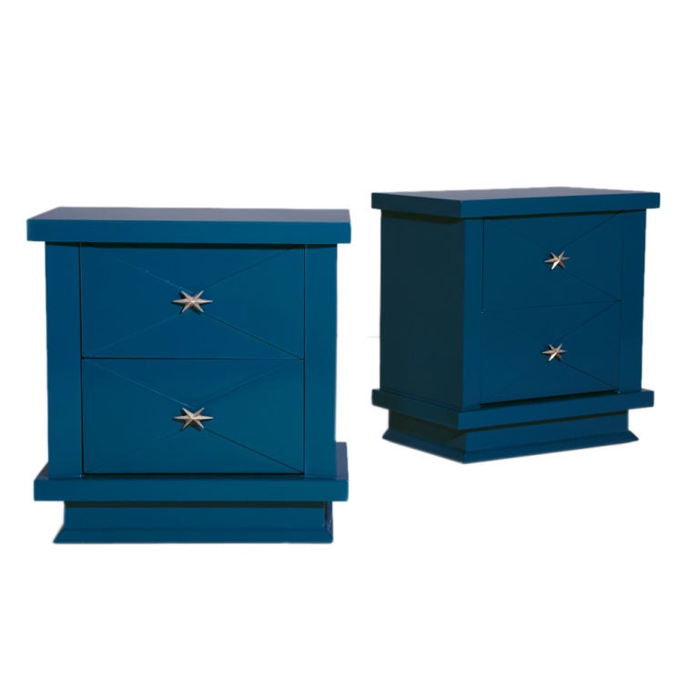 A Pair of 1940s Night Stands by Basic Witz of Virginia USA at 1stDibs